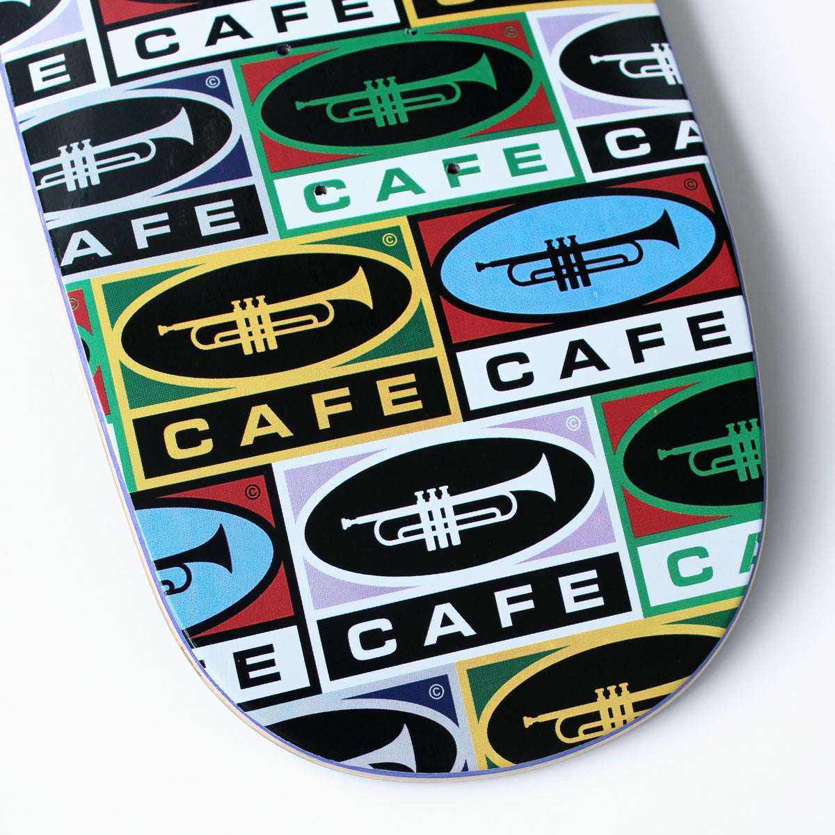 Trumpet Collage Cruiser Deck – Skateboard Cafe